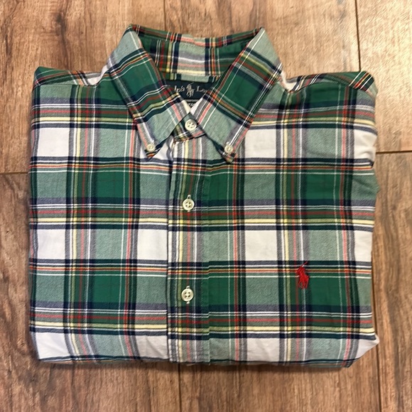 Ralph Lauren | Shirts | Vintage Ralph Lauren Blue Tag Stripe Flannel ...
